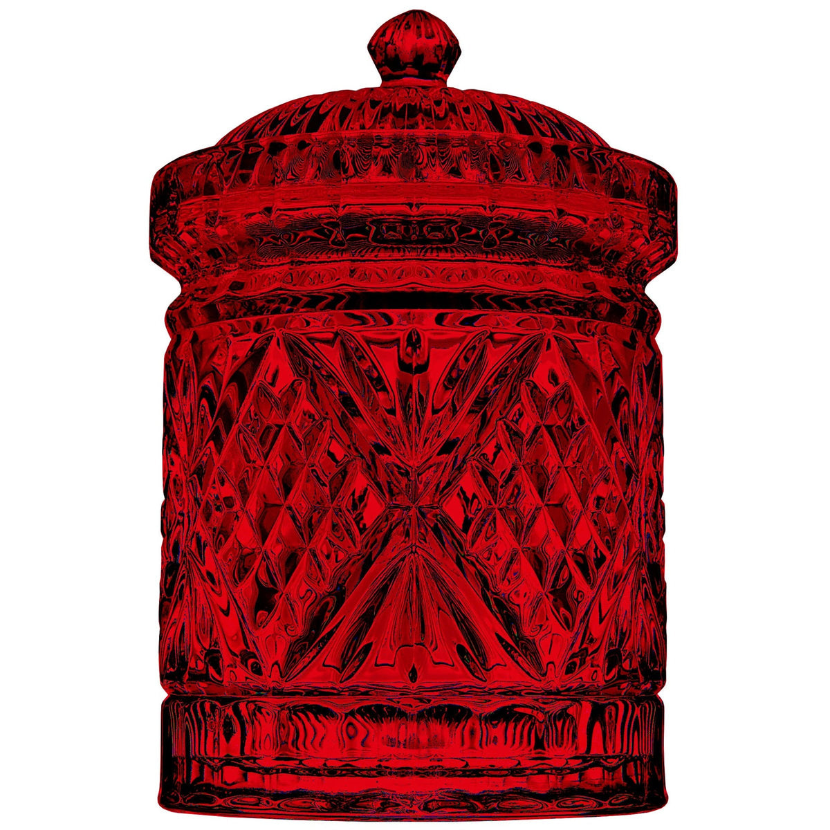 Dublin Red Crystal Kitchen Canister – Godinger