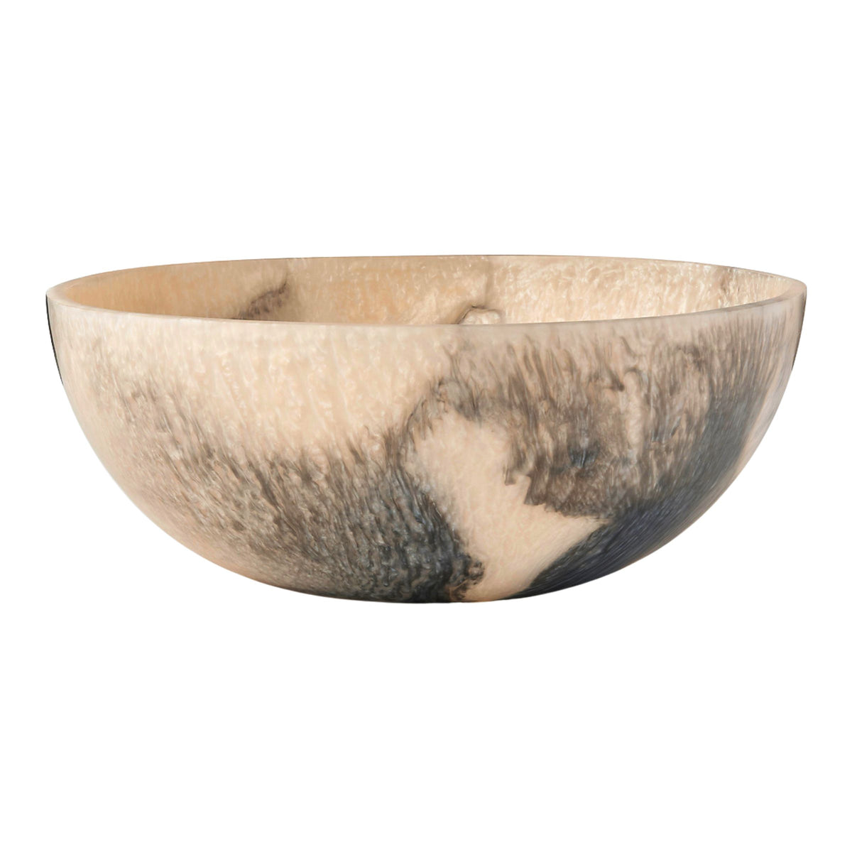 Lucente Resin Matte Limestone Salad Bowl – Godinger