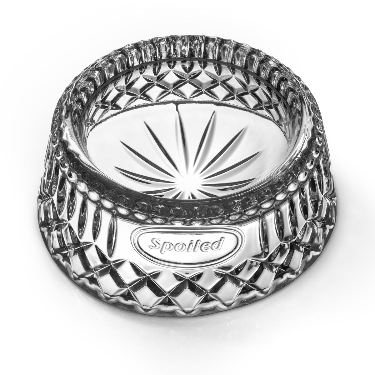 Spoiled Crystal Dog Bowl – Godinger