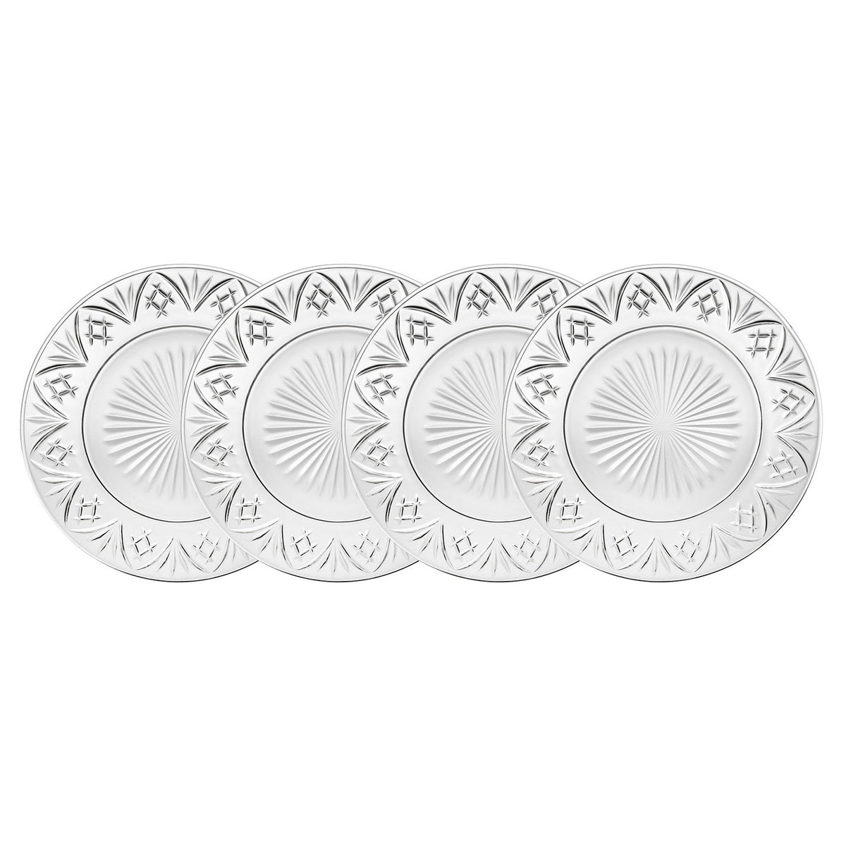 Dublin Crystal Dinner Plate, Set of 4 – Godinger